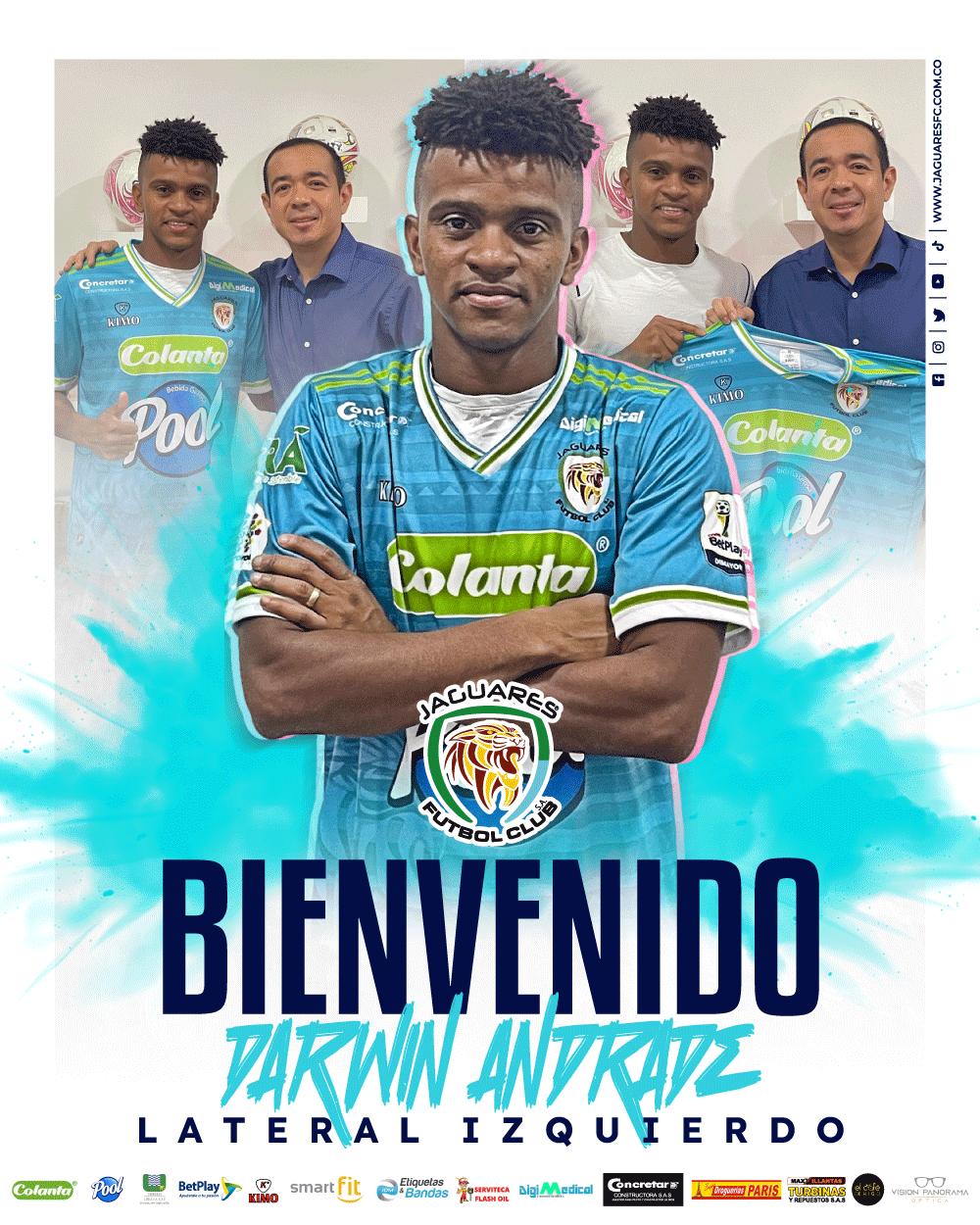 ¡BIENVENIDO DARWIN ANDRADE! | Jaguares